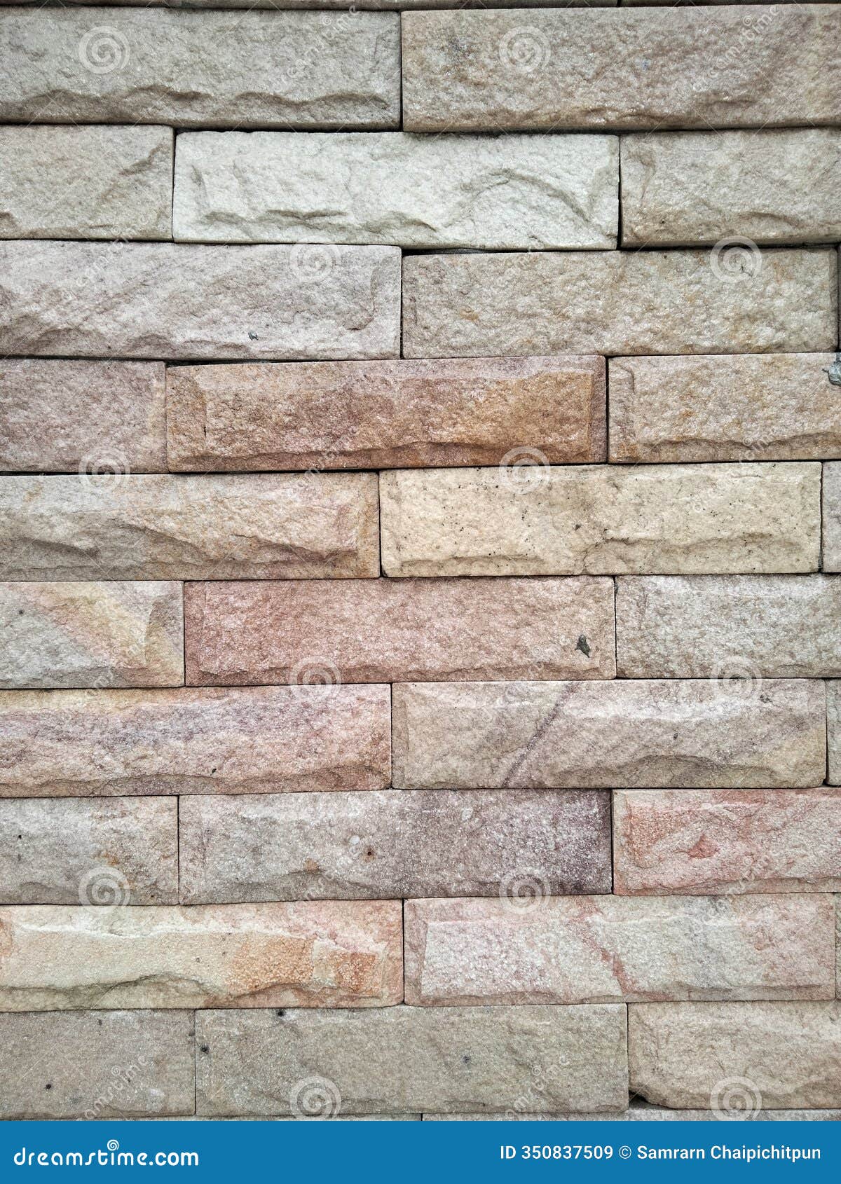 Plain Brick Wall in Day Light Stock Illustration - Illustration of ...