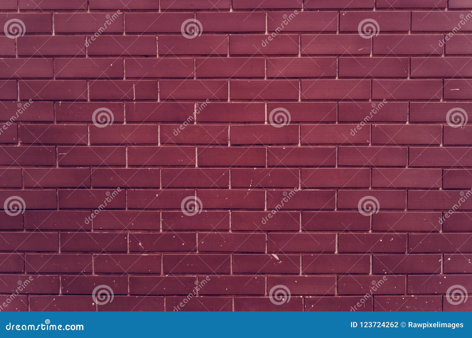 Plain Bright Red Brick Wall Stock Photo - Image of bright, decorate ...