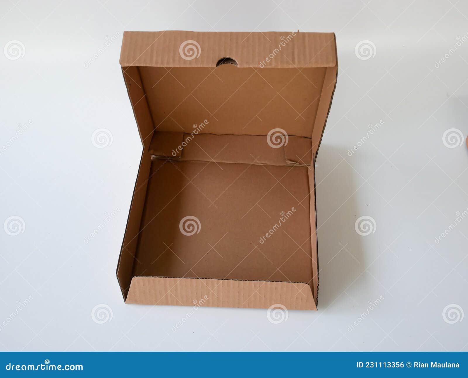 Plain Brown Cardboard Box Open Stock Photo - Image of furniture, iron ...