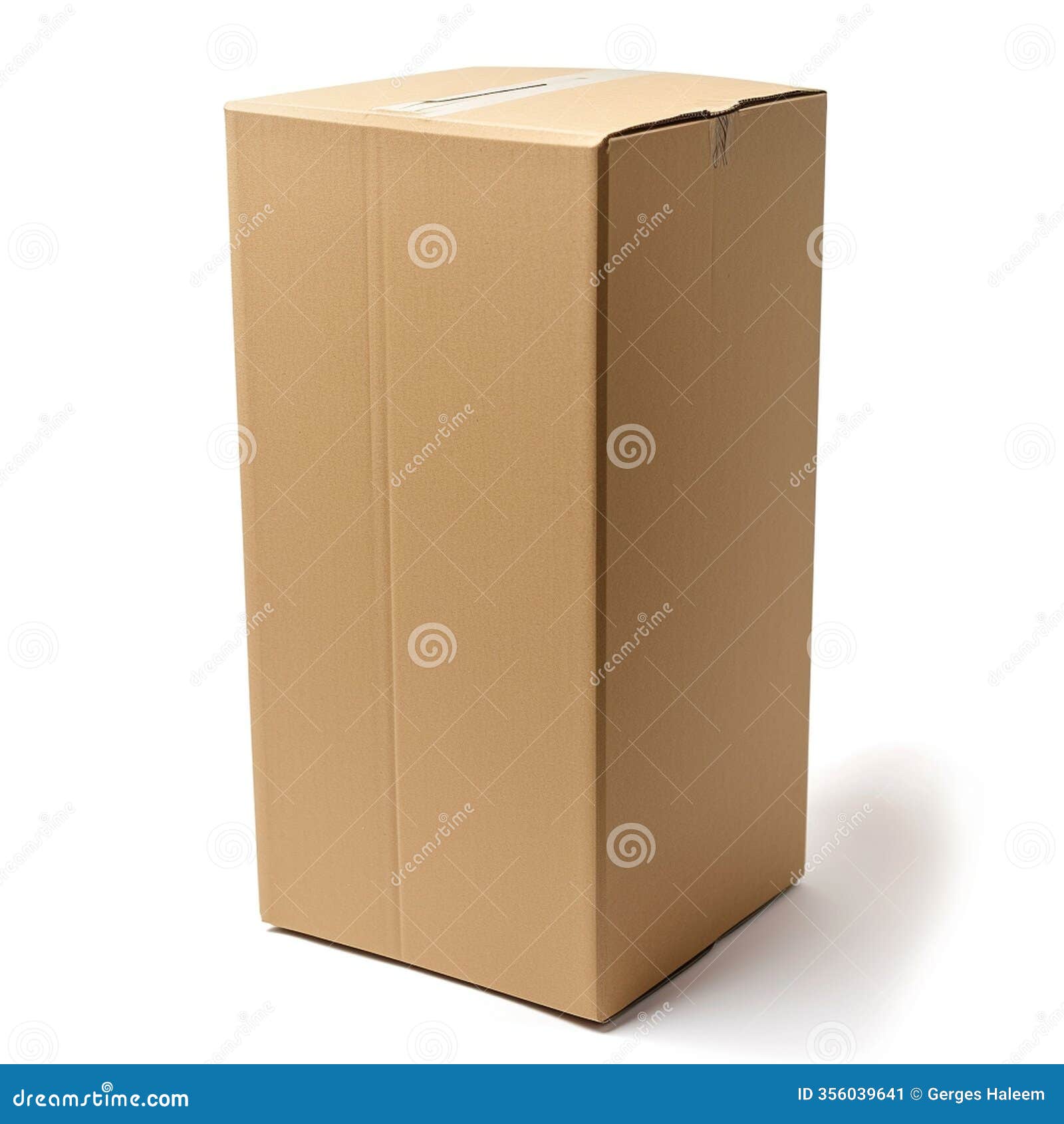 Plain Cardboard Box Suitable for Shipping and Storage Needs. Stock ...