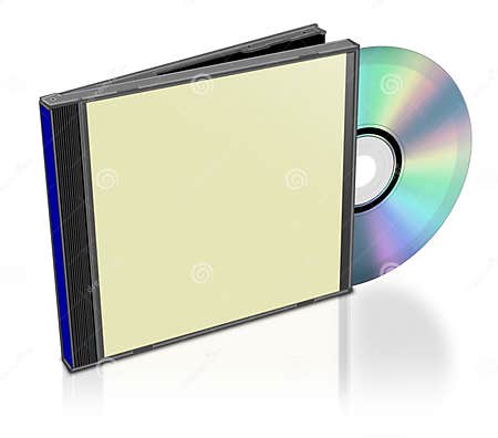 Plain CD pack stock illustration. Illustration of software - 2895823