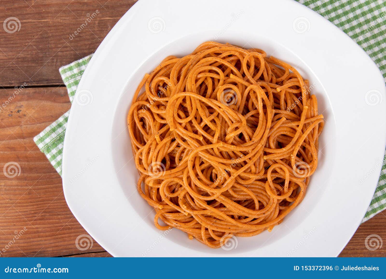 Plain Cooked Spaghetti Pasta No Topping Stock Photo - Image of ...