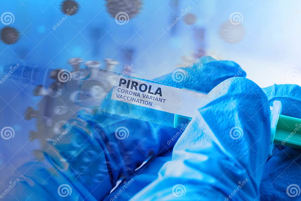 Plain Corona Versus Virus Variant Pirola Vaccination Stock Image ...