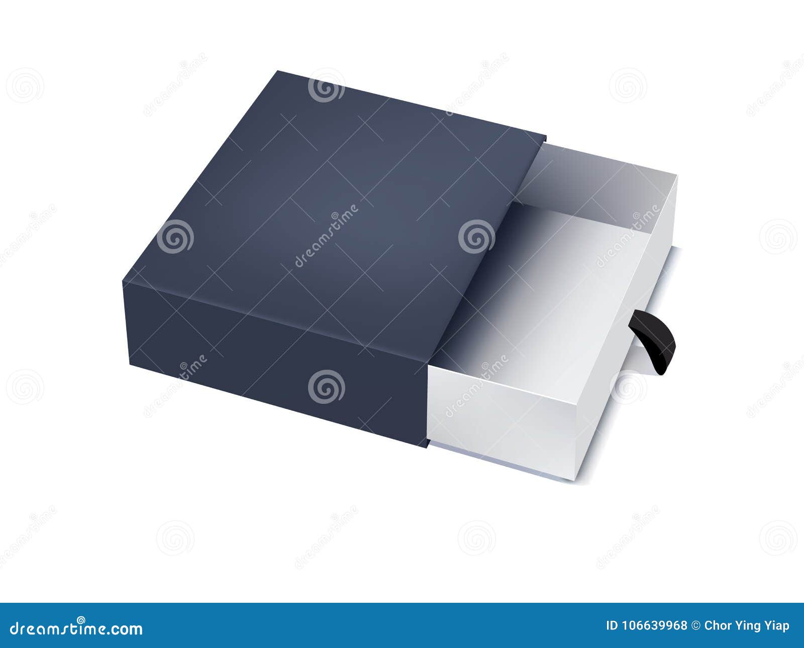 Plain Blue Box - Packaging ,isolated Stock Vector - Illustration of ...