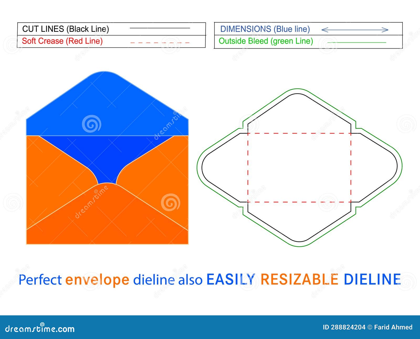 Editable Easily Resizable Catalog Envelope Or Policy Open End Envelope ...