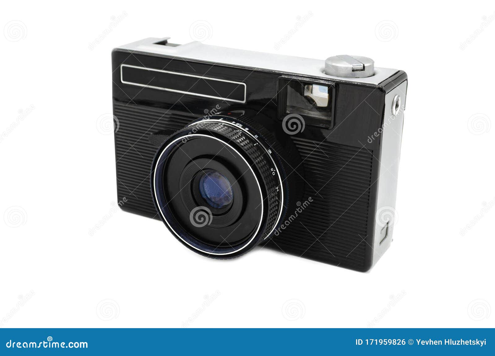 Plain Film Camera Isolated on White Stock Photo - Image of film, camera ...
