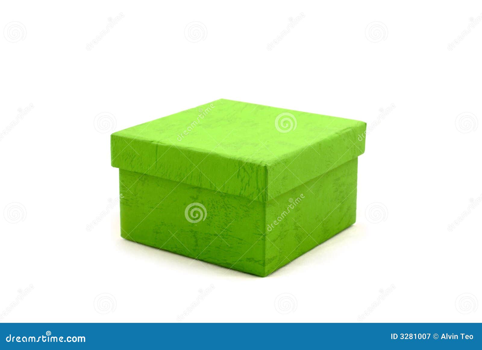 Plain Green Gift Box stock image. Image of birthday, party - 3281007