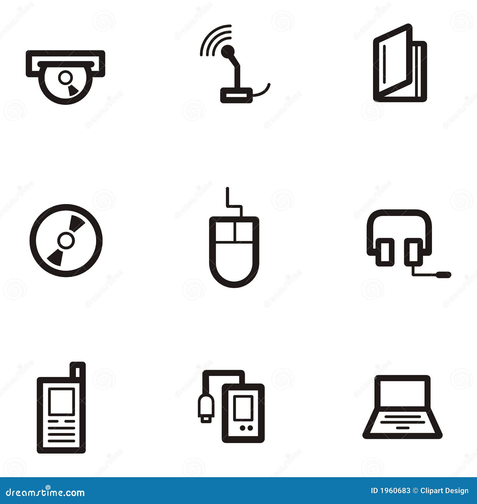 Plain Icon Series - Business Stock Vector - Illustration of elements ...