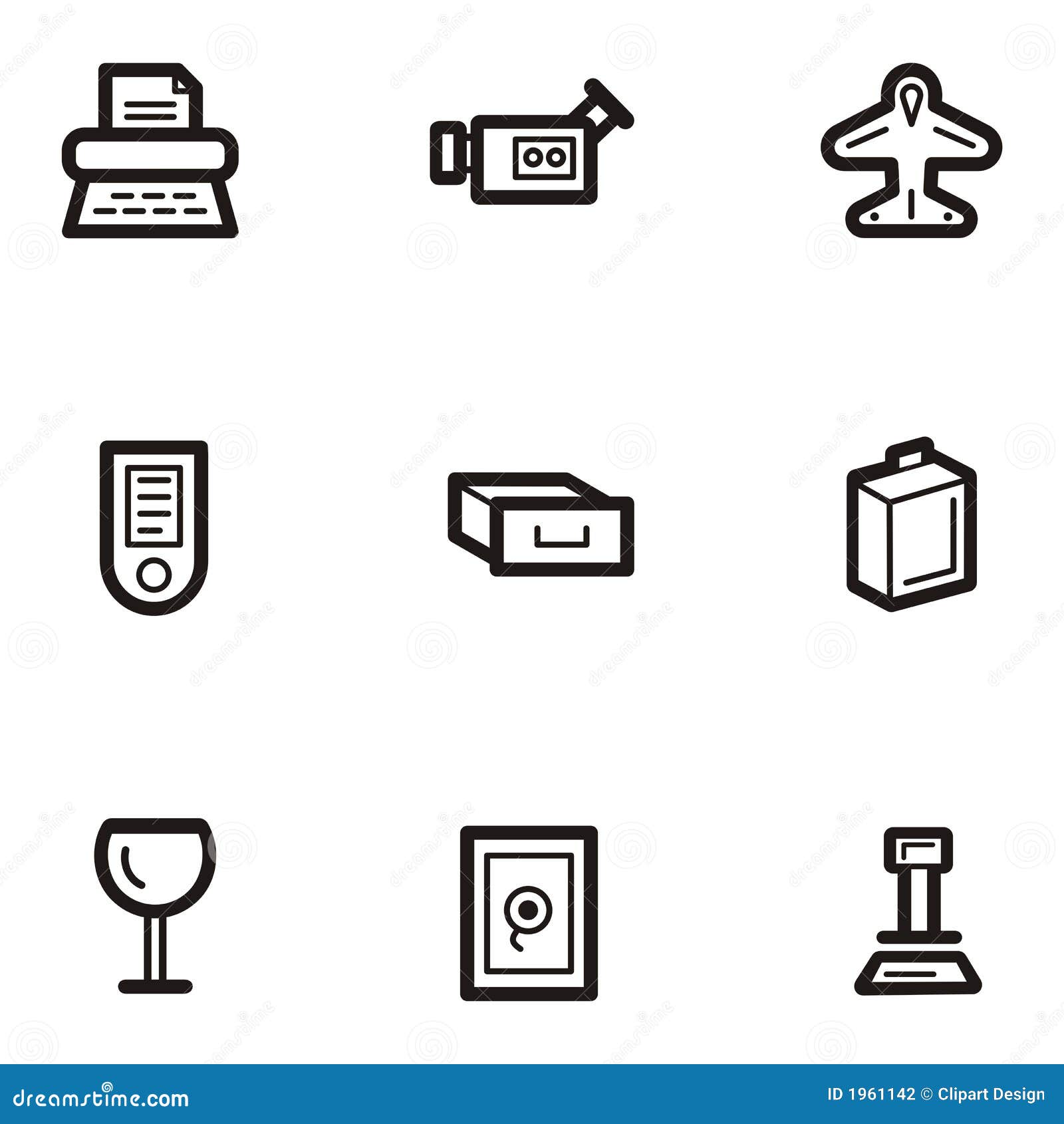 Plain Icon Series - Business Stock Vector - Illustration of camera ...