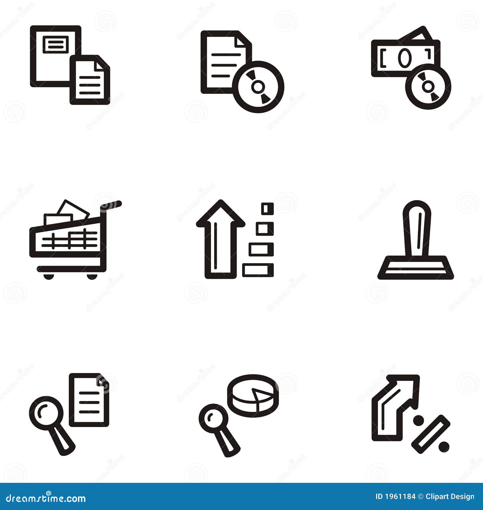 Plain Icon Series - Business Stock Vector - Illustration of economy ...