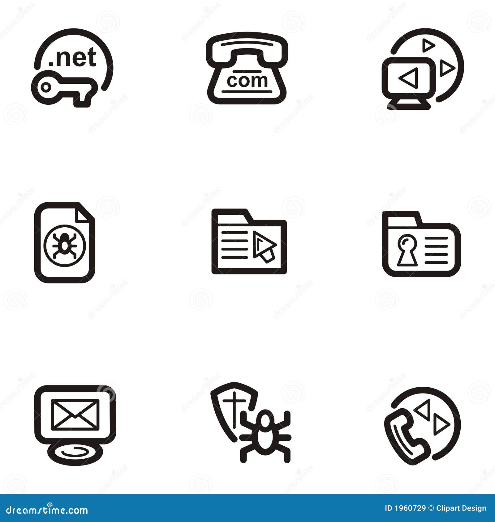 Plain Icon Series - Web stock vector. Illustration of internet - 1960729