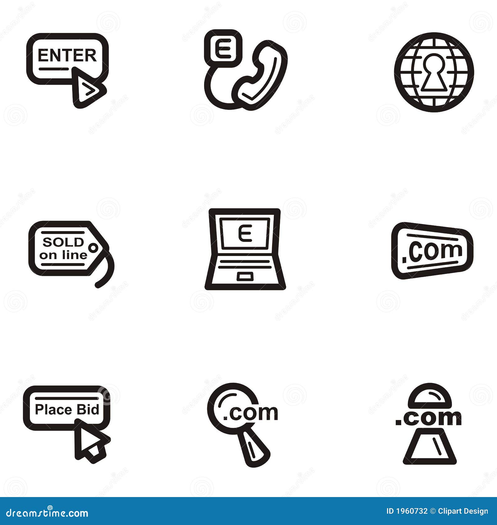 Plain Icon Series - Web stock vector. Illustration of clip - 1960732