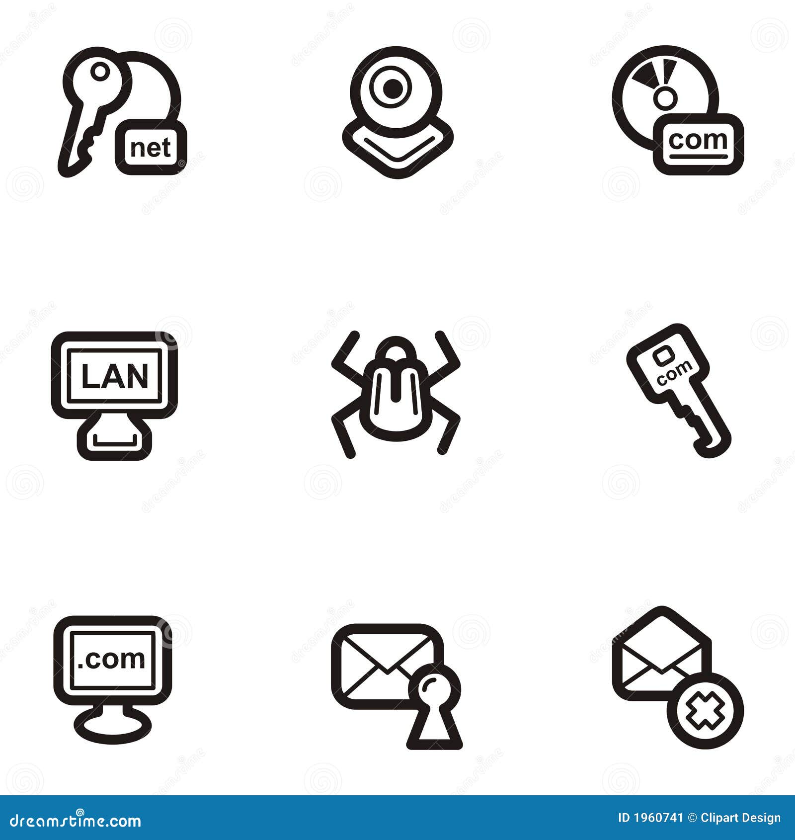 Plain Icon Series - Web stock vector. Illustration of computer - 1960741
