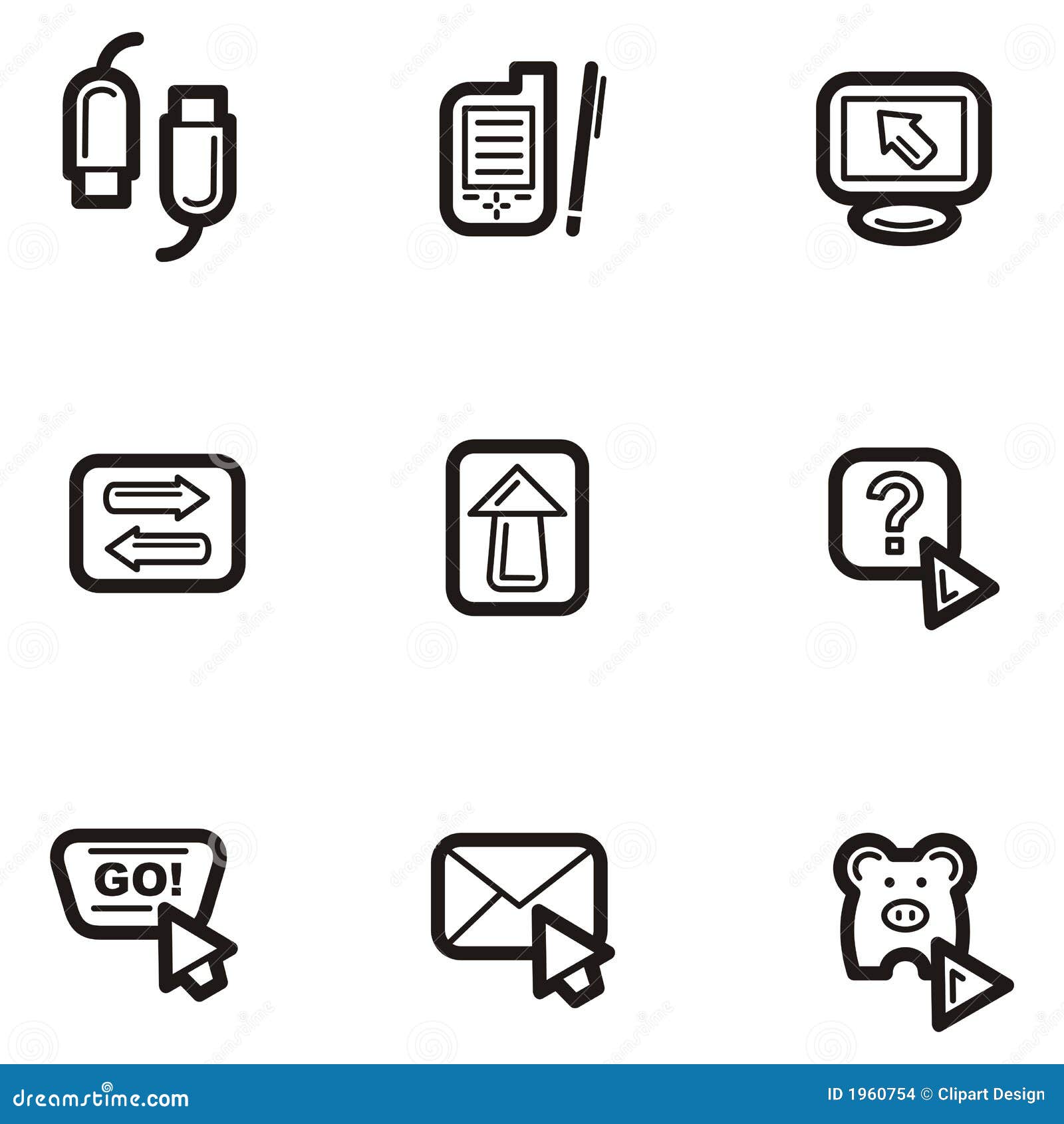 Plain Icon Series - Web stock vector. Illustration of desktop - 1960754