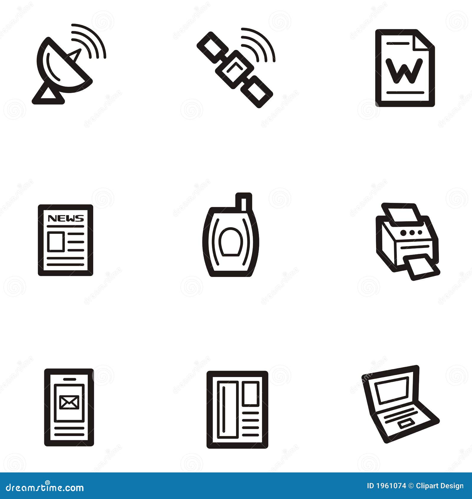 Plain Icons Set Vector Illustration | CartoonDealer.com #34989172