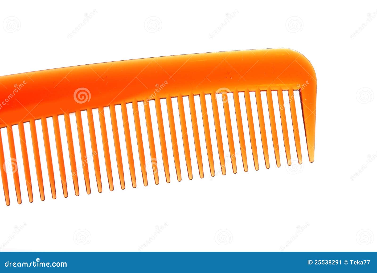 Plain Isolated Plastic Comb Stock Image - Image of clean, isolated ...
