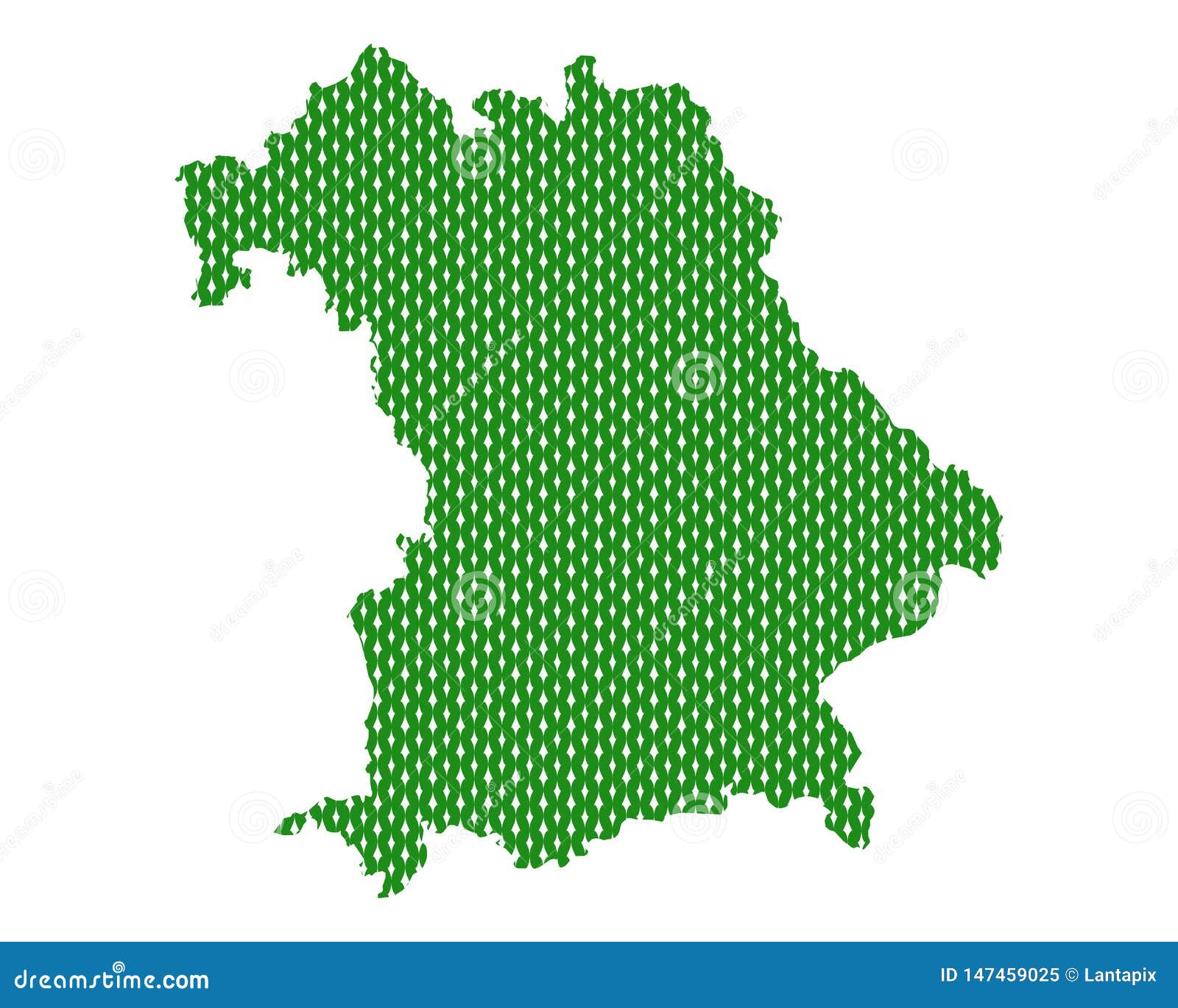 Plain map of Bavaria stock vector. Illustration of texture - 147459025
