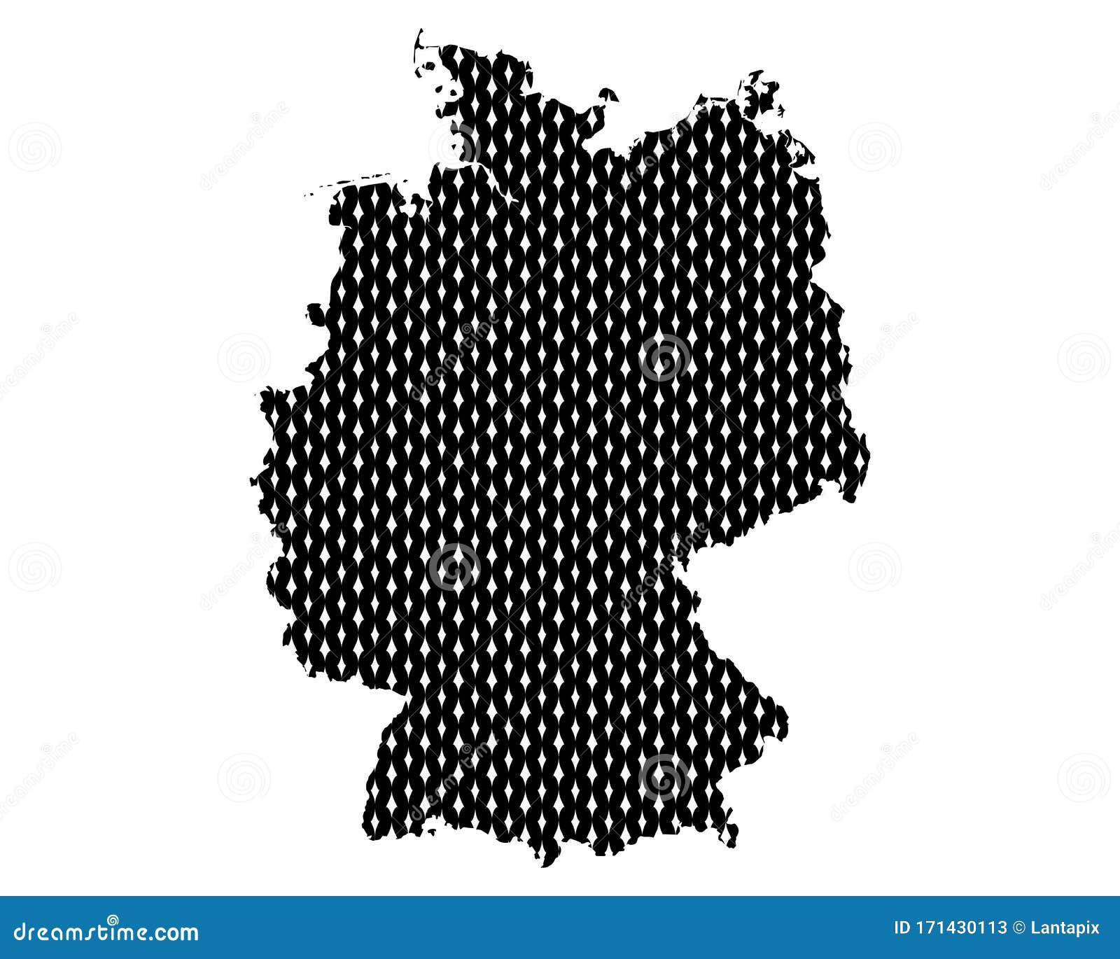 Plain map of Germany stock vector. Illustration of plain - 171430113