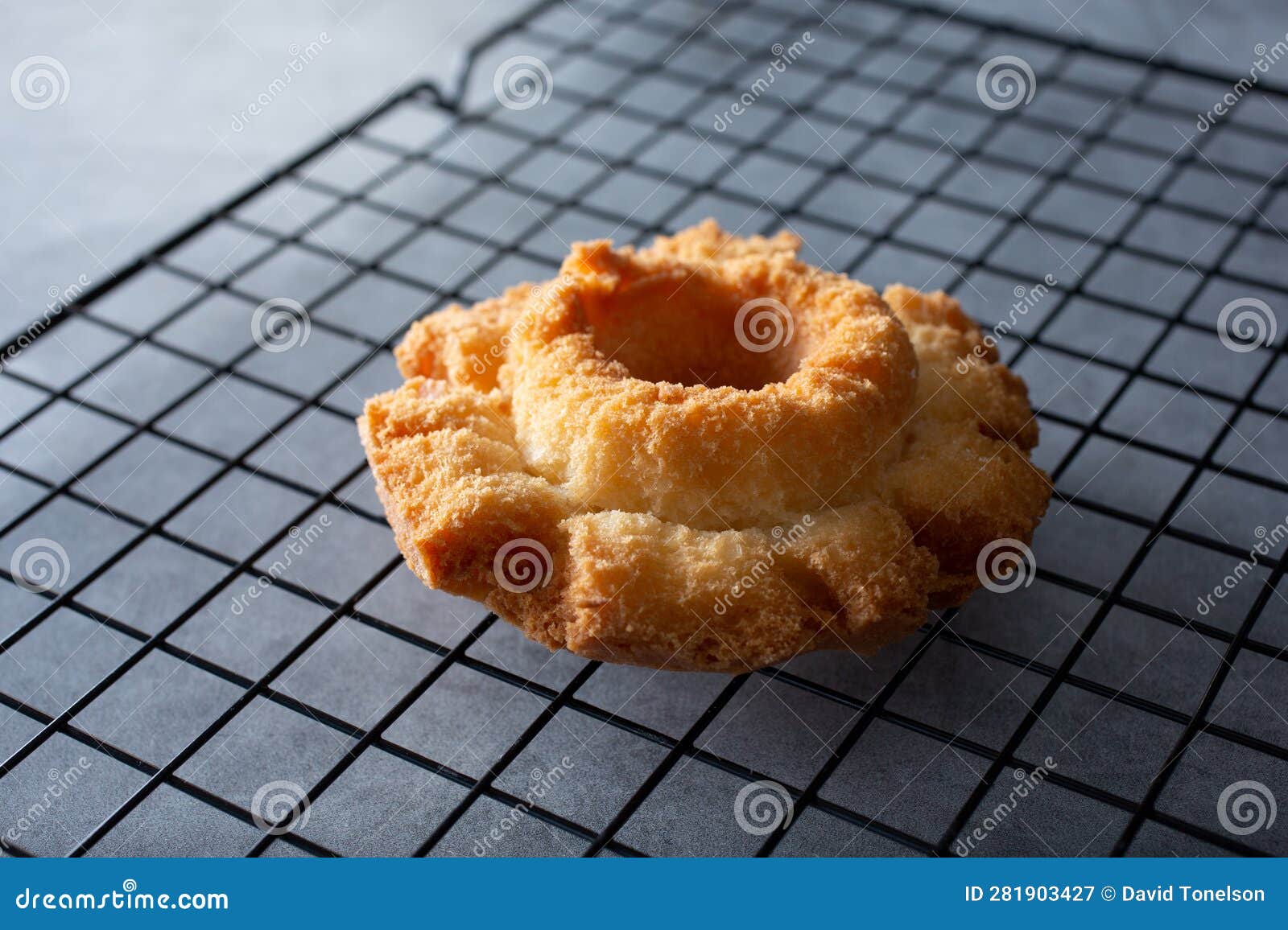 Plain old-fashioned donut stock image. Image of bakery - 281903427