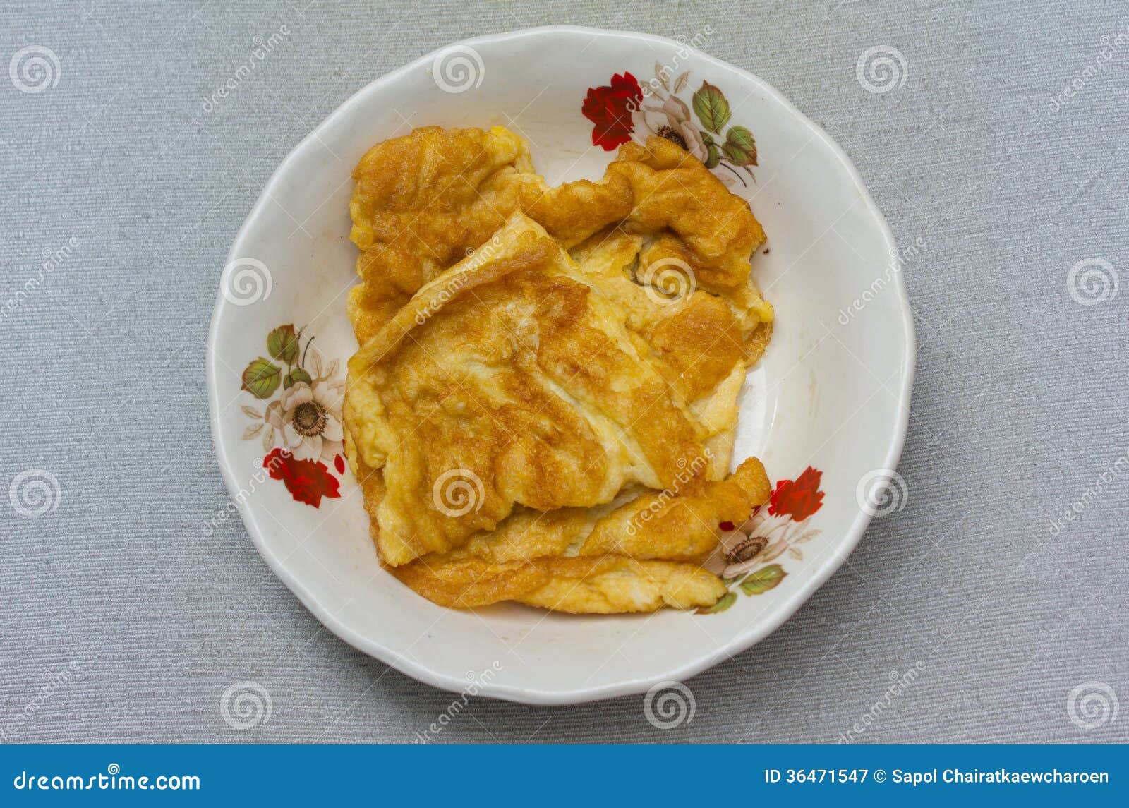 Plain omelet stock image. Image of omelette, homemade - 36471547