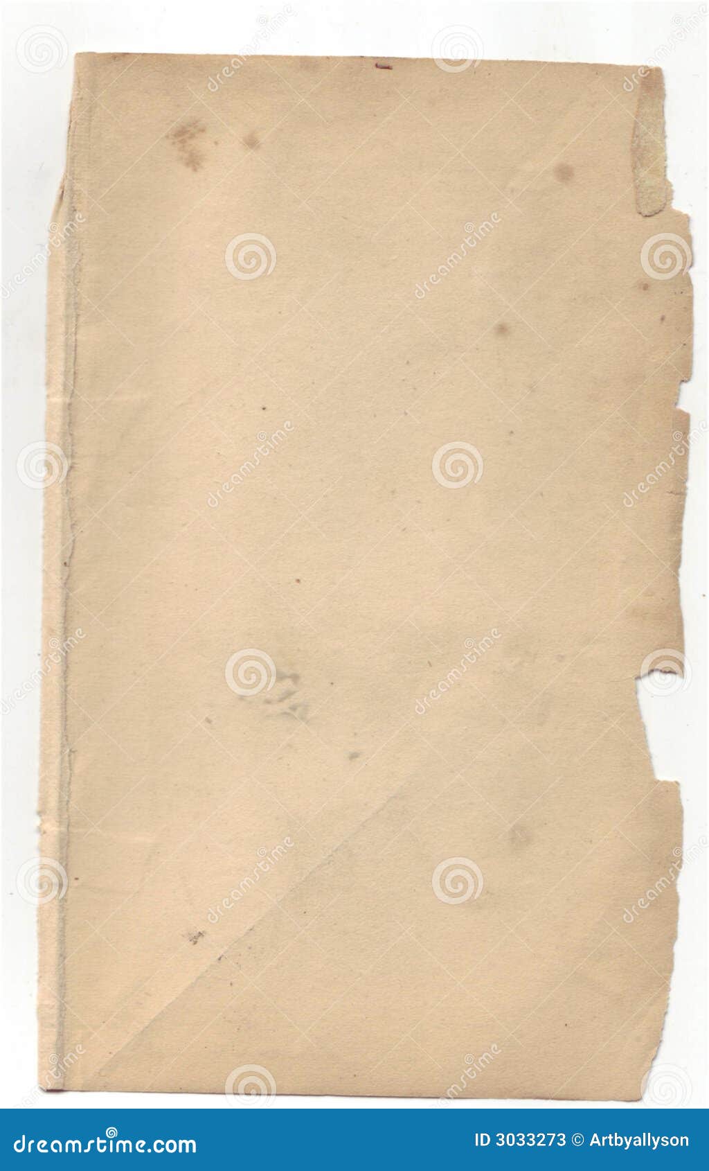 Plain Paper stock image. Image of parchment, foxing, brown - 3033273