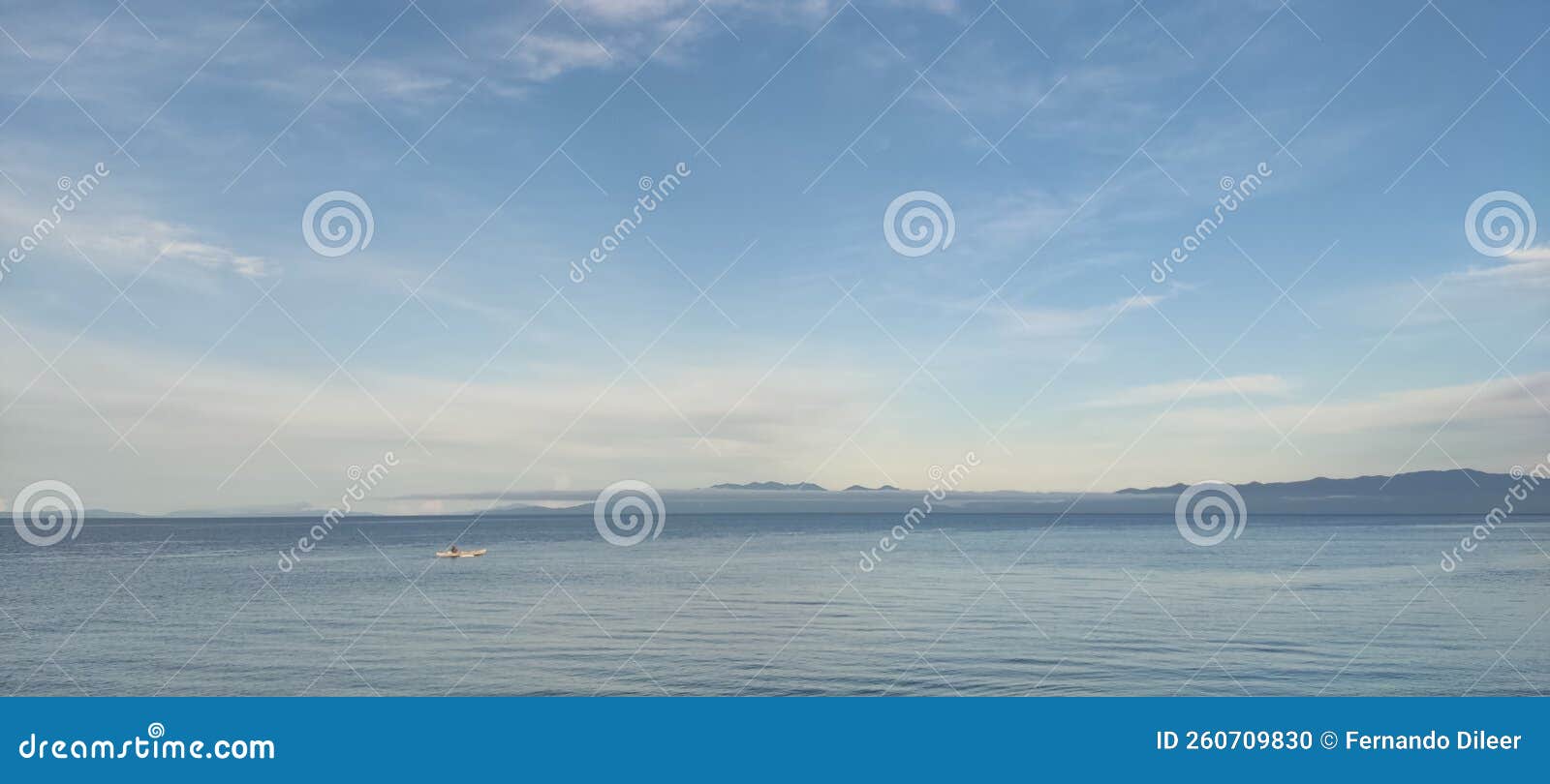 Plain picture of the ocean stock photo. Image of cloud - 260709830