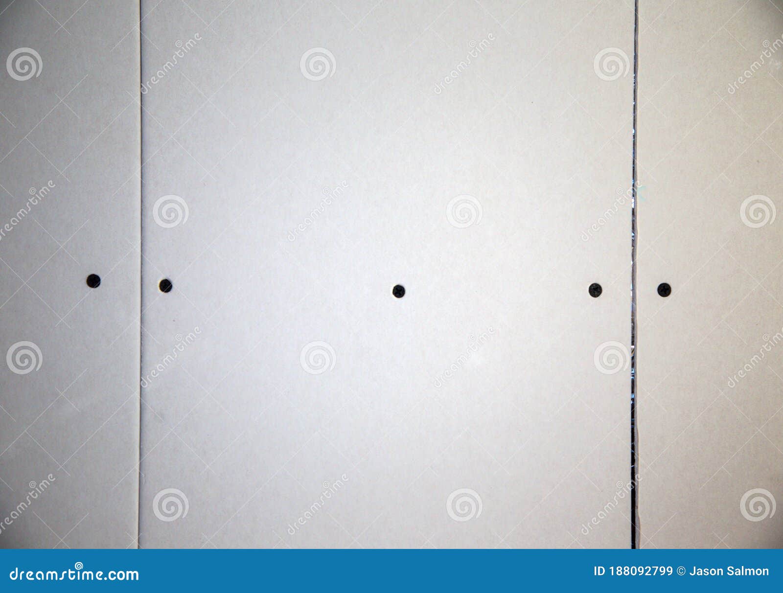 Plain Plasterboard Backdrop Stock Image - Image of drywall, crack ...
