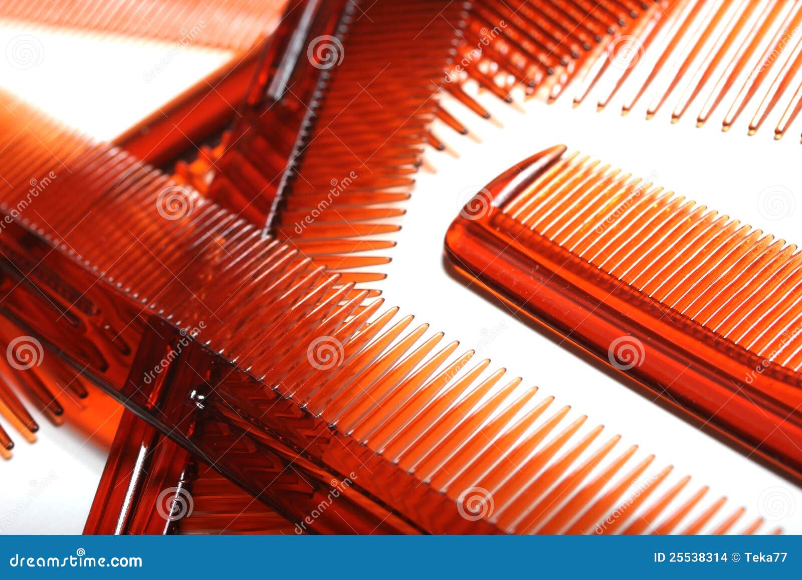 Plain plastic combs stock photo. Image of beauty, accessory - 25538314