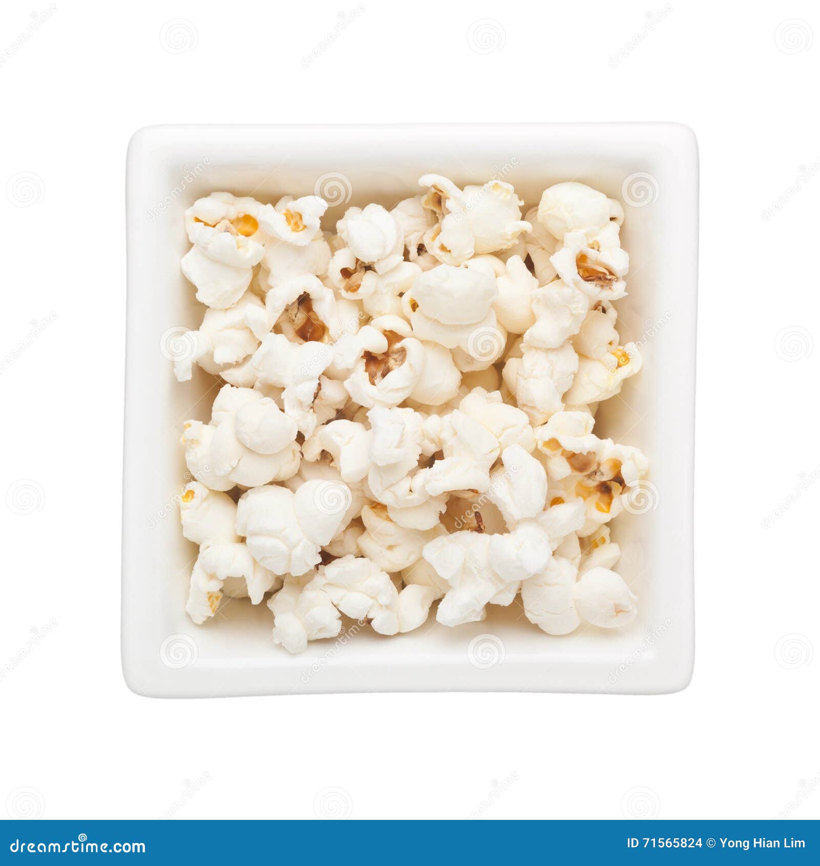 Plain popcorn stock photo. Image of square, kernel, grain - 71565824