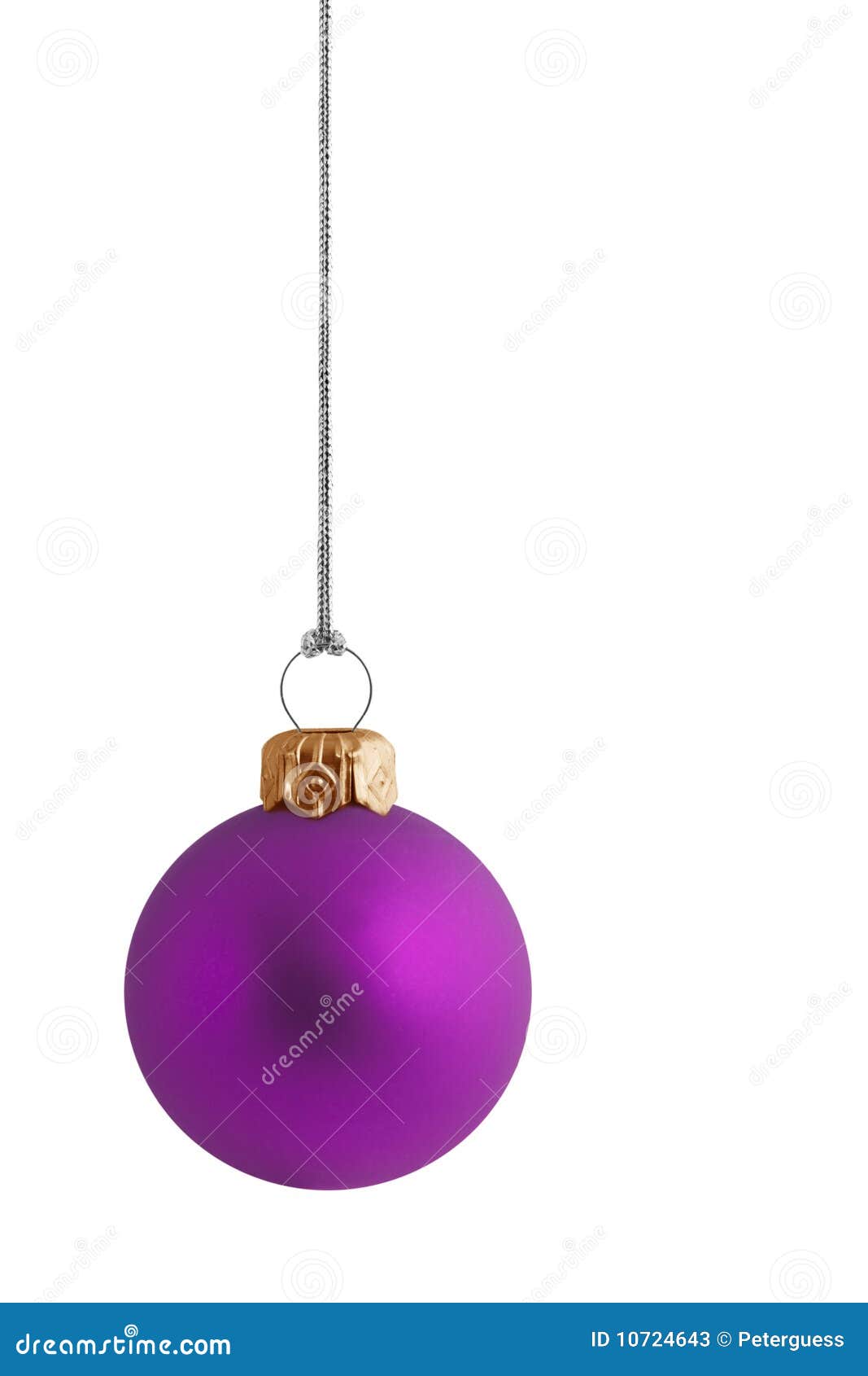 Plain Purple Cristmas Bauble Stock Image - Image of christmas ...