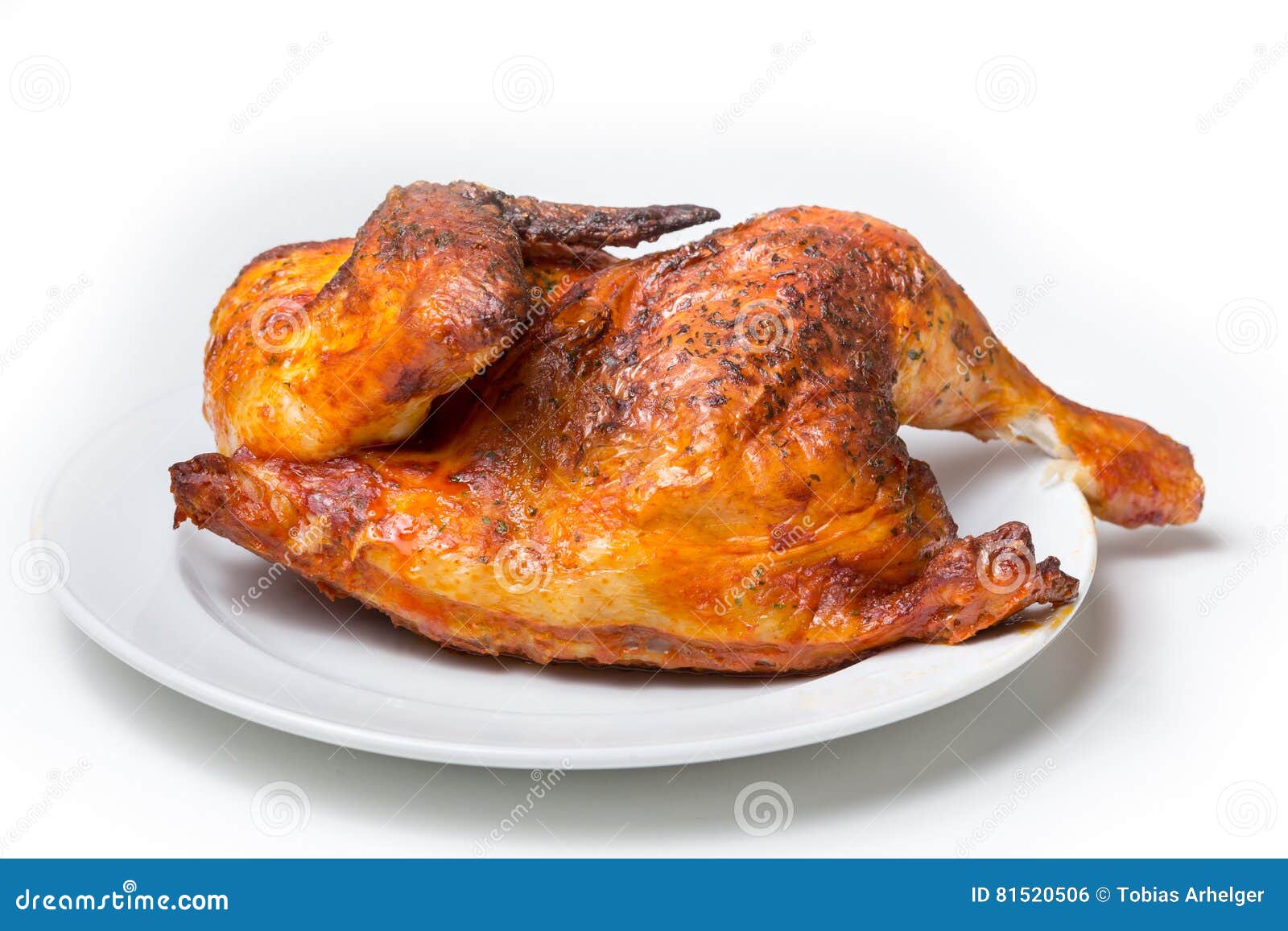 Plain roasted chicken stock photo. Image of chicken, baked - 81520506