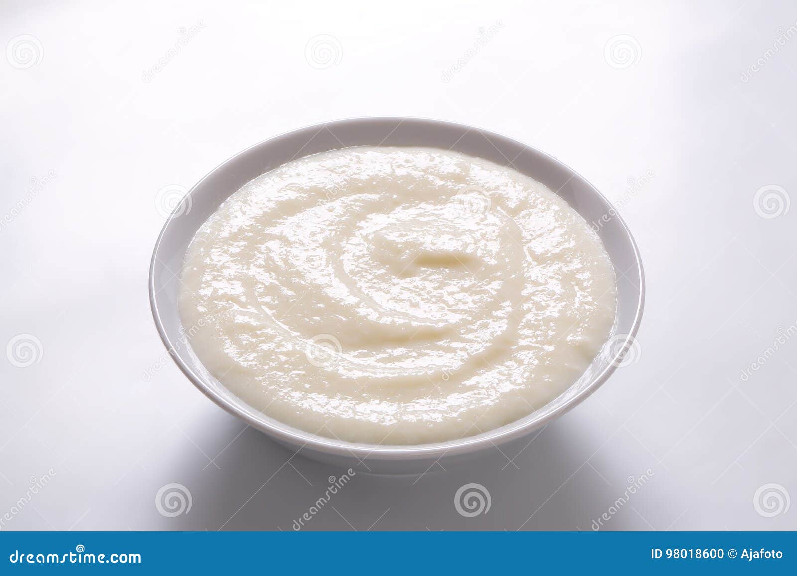 Plain semolina pudding stock photo. Image of meal, shot - 98018600