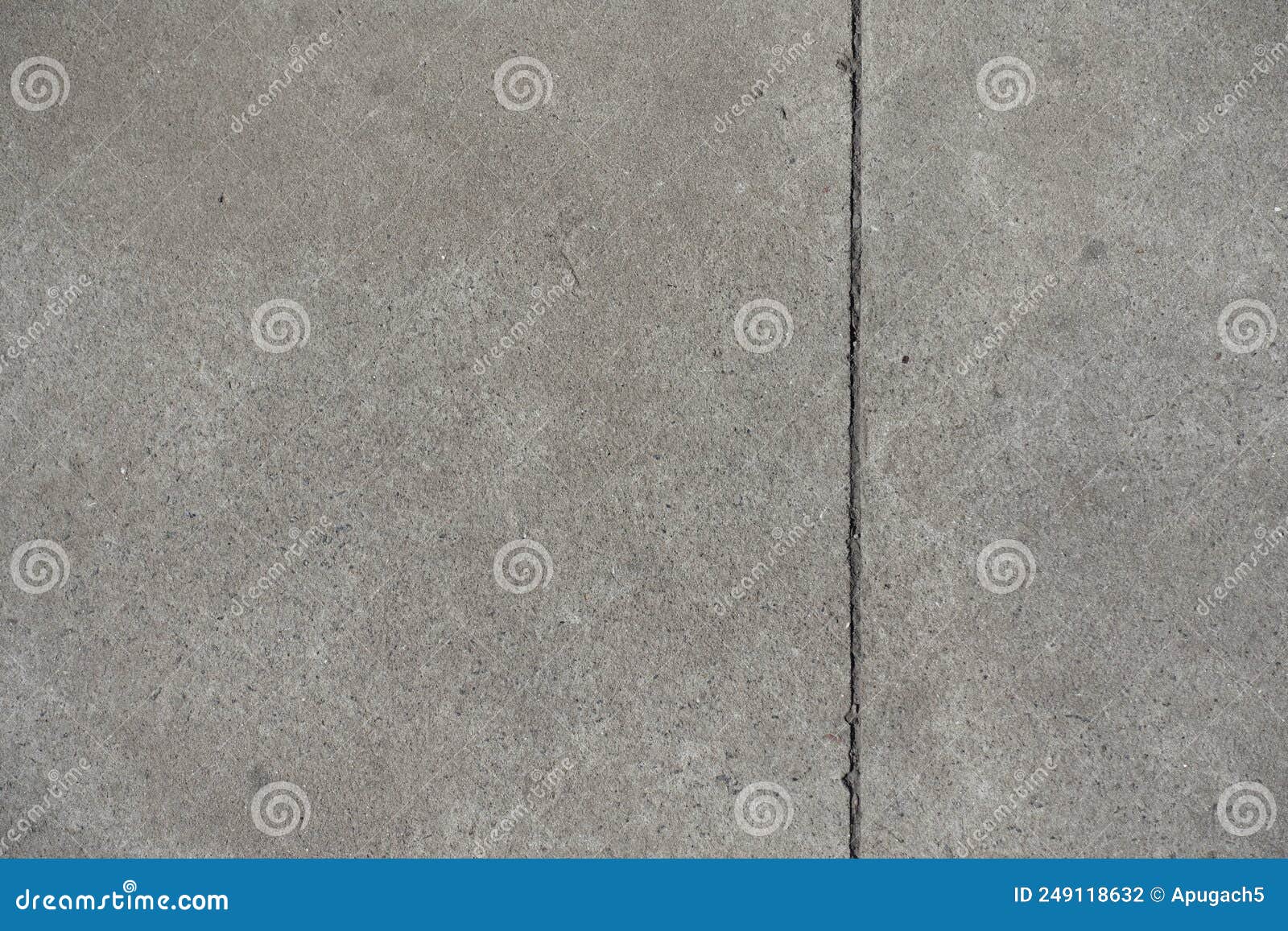 Plain Gray Concrete Slab with One Vertical Joint Stock Photo - Image of ...