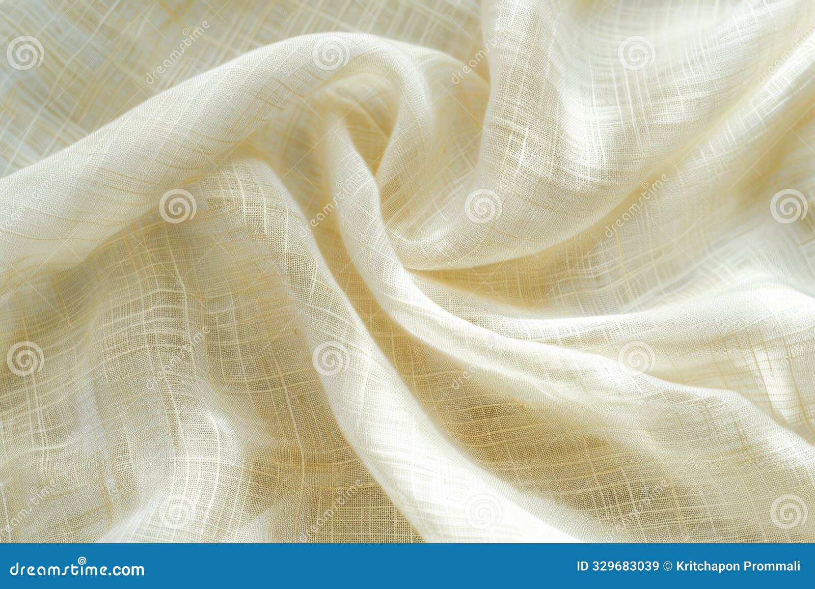 Plain Soft Linen Texture, Cream Colored, White Background, High ...