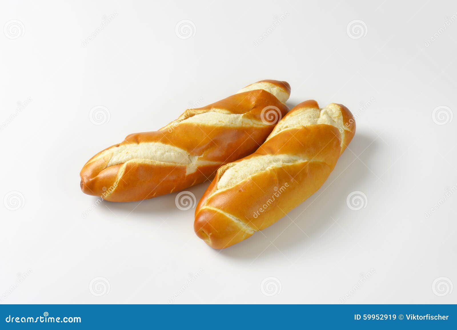 Plain Soft Long White Rolls Stock Image - Image of studio, dinner: 59952919