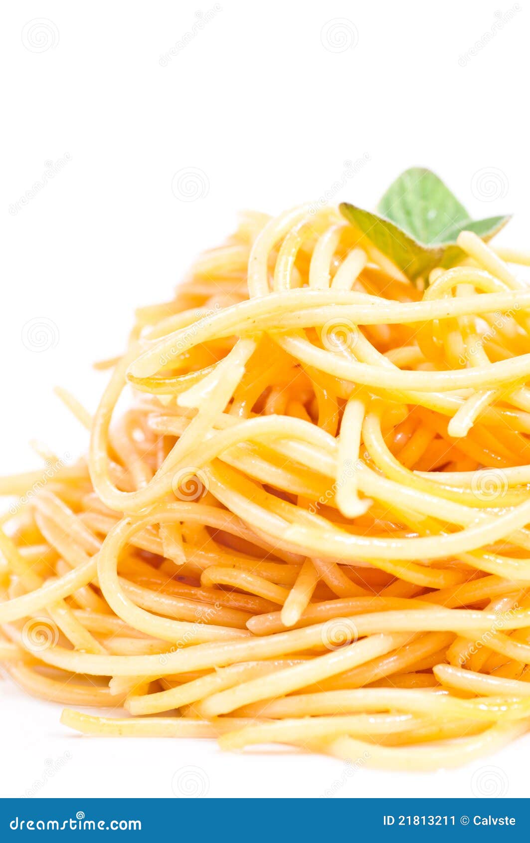 Plain Spaghetti Tossed in Olive Oil Stock Image - Image of dish, lunch ...
