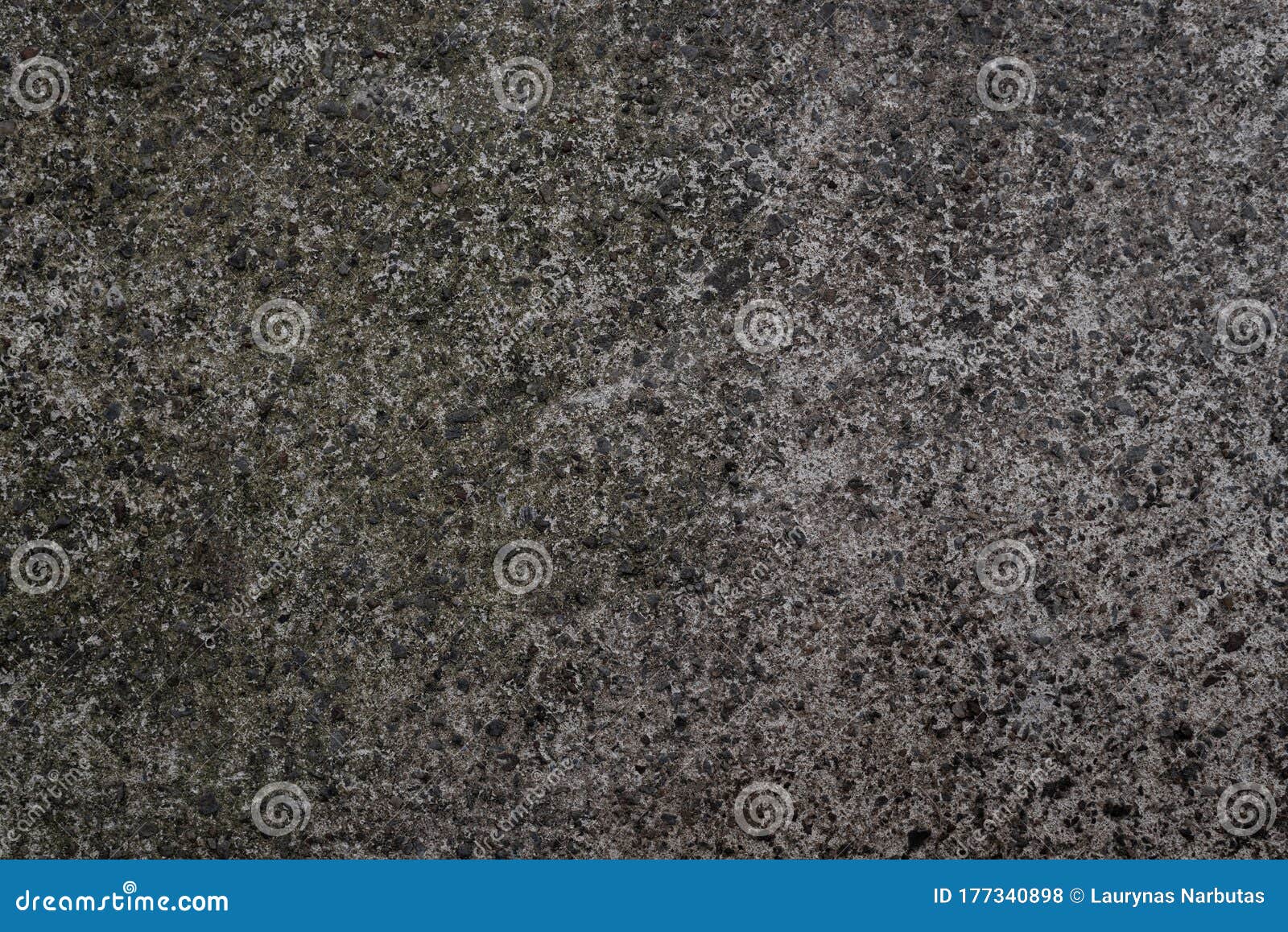 Plain Textured Concrete Wall with Green Mould Patches Stock Photo ...