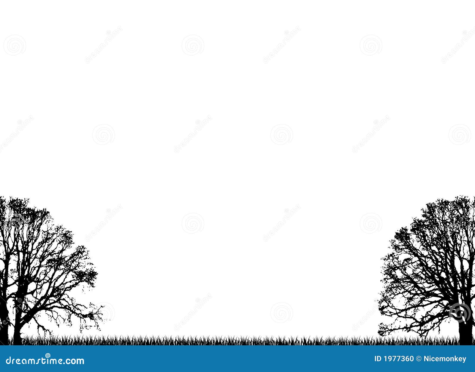 Plain trees stock illustration. Illustration of outdoors - 1977360