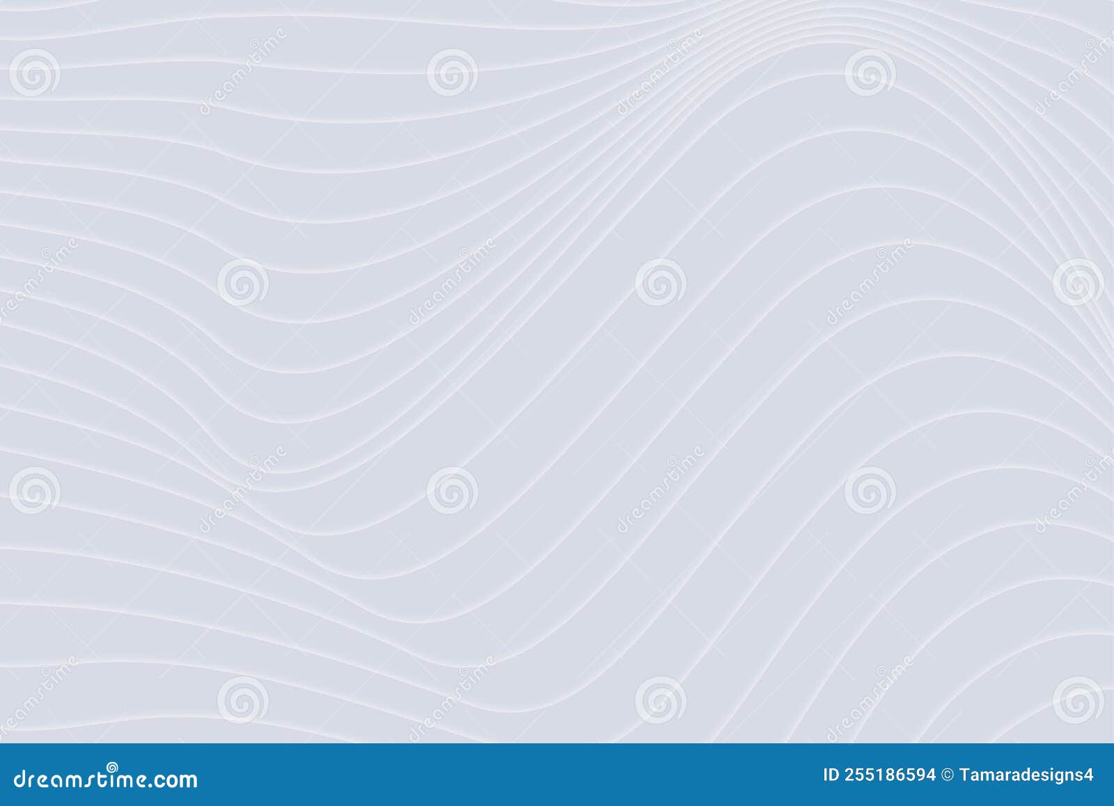 Plain White Background with Abstract Wavy Lines Stock Vector ...