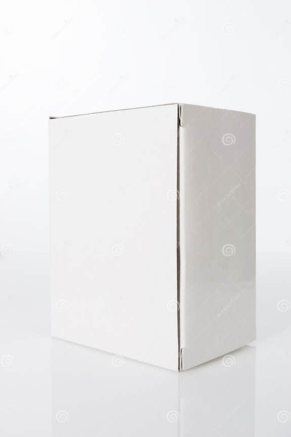 Plain White box stock image. Image of board, packaging - 2440257