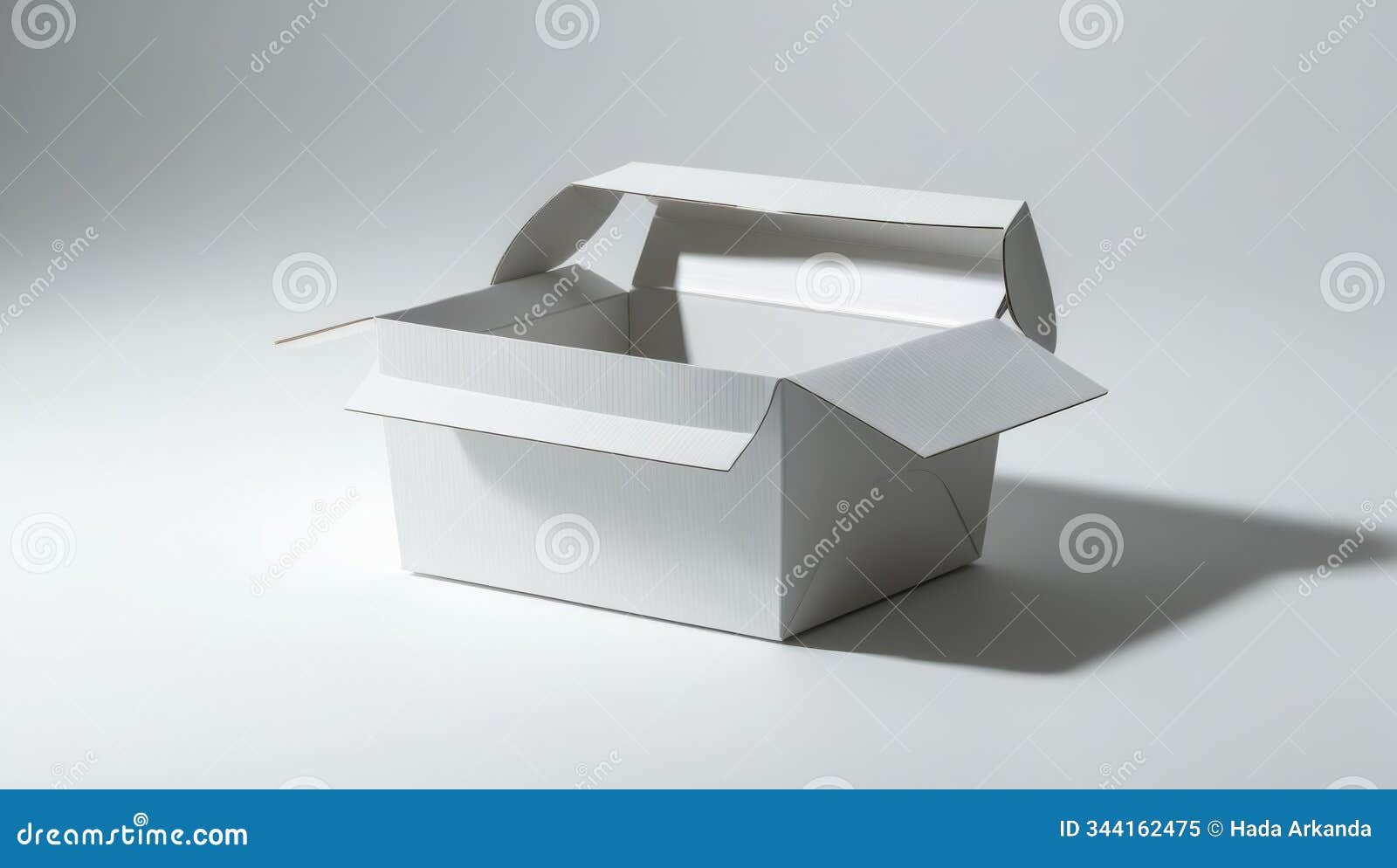 Plain White Cereal Box Isolated on White, Ideal for Packaging Design ...