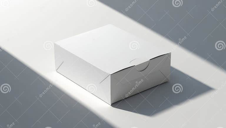 Plain White Cereal Box Isolated on White, Ideal for Packaging Design ...