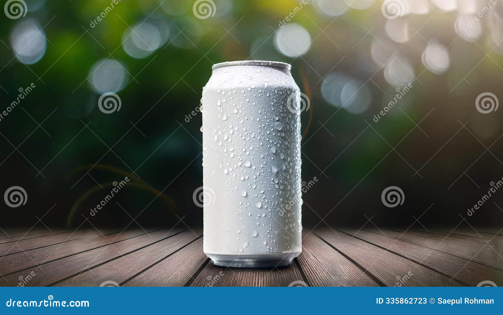 Plain White Empty Aluminum Drink Can Stock Illustration - Illustration ...