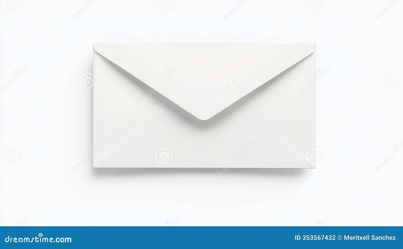 Envelope Resting on a Minimalist Surface Ready for Mailing or Special ...