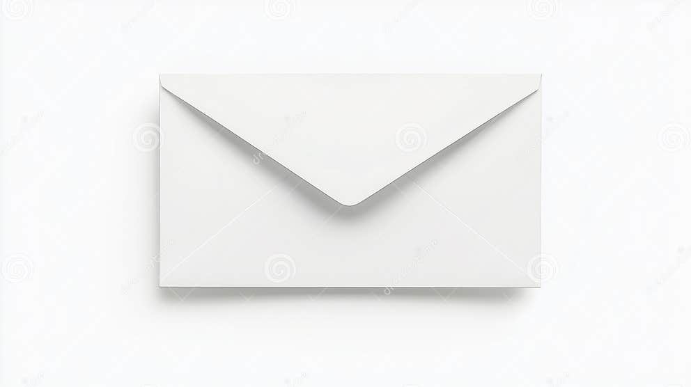 Envelope Resting on a Minimalist Surface Ready for Mailing or Special ...