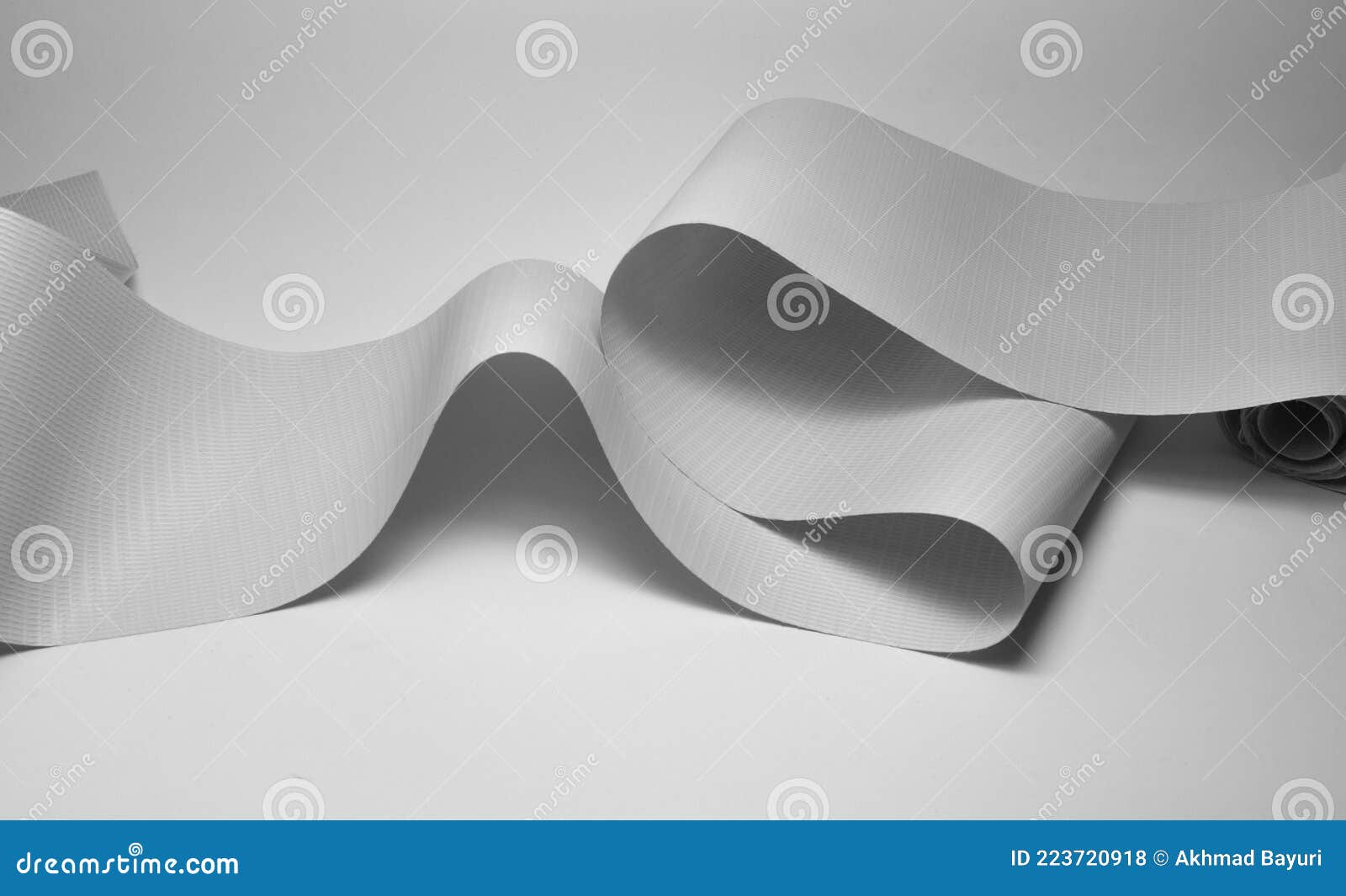 White Flexion or Vinyl Fabric Isolated on White Stock Photo - Image of ...