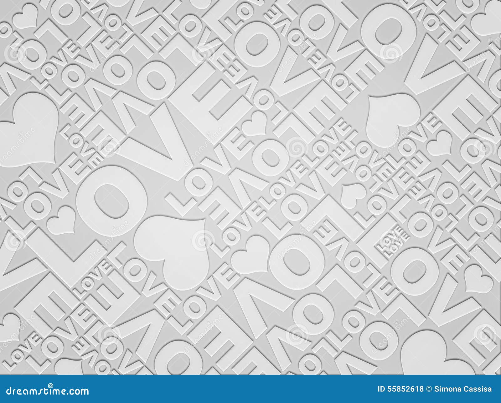 Plain White Love Valentine S Day Texture Stock Illustration ...