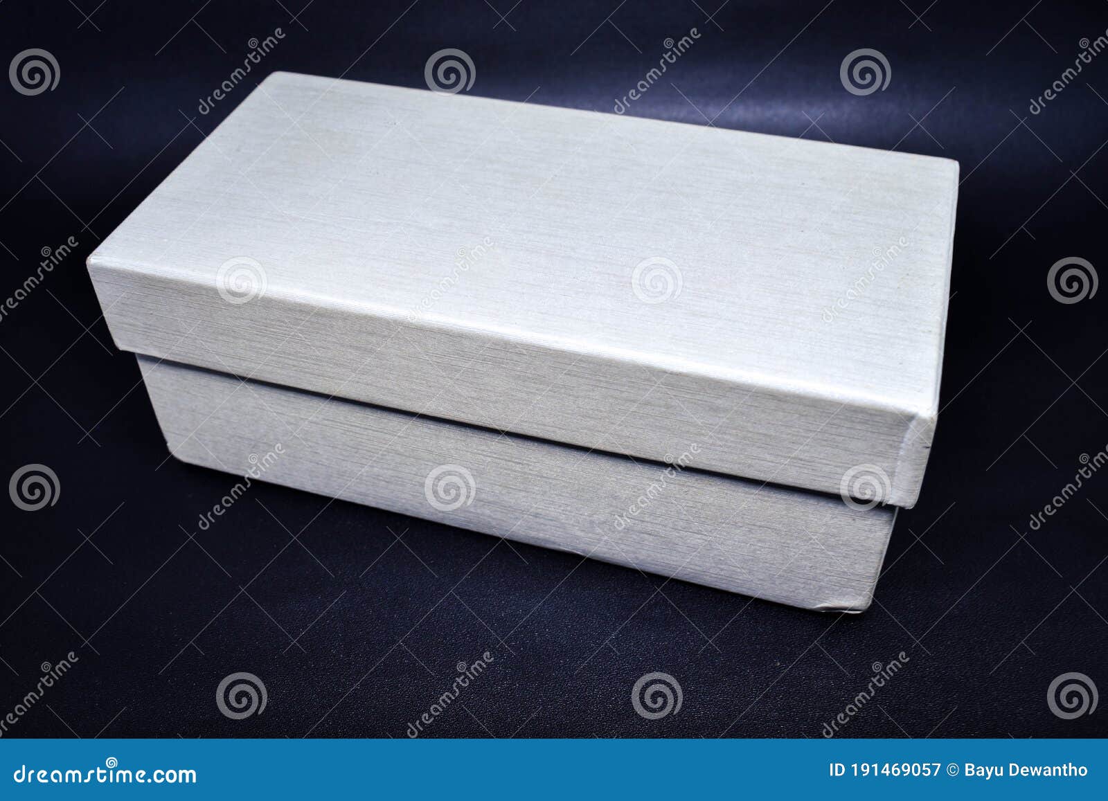 Plain White Packaging Box with a Fabric Texture Ready To Be Used To ...