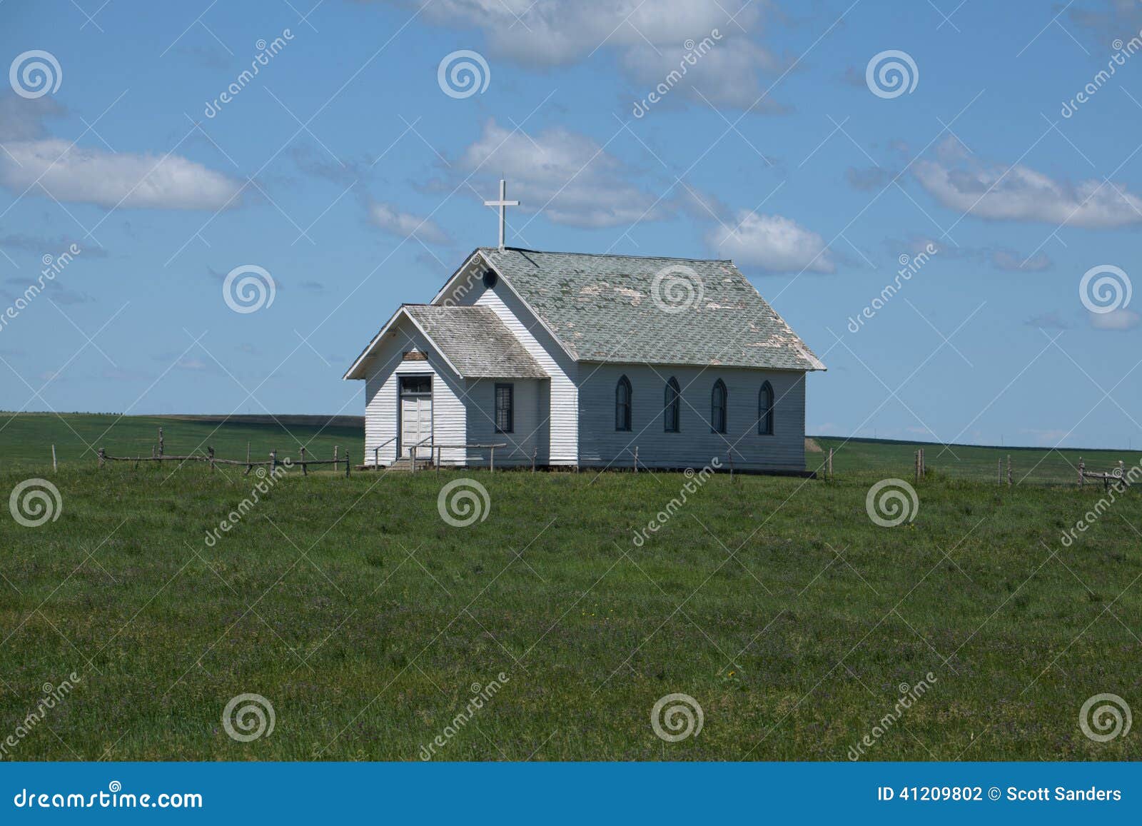 Plains Church stock photo. Image of ecoregion, plains - 41209802