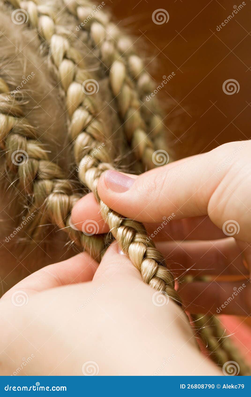 Plait braid stock photo. Image of blond, horizontal, care - 26808790